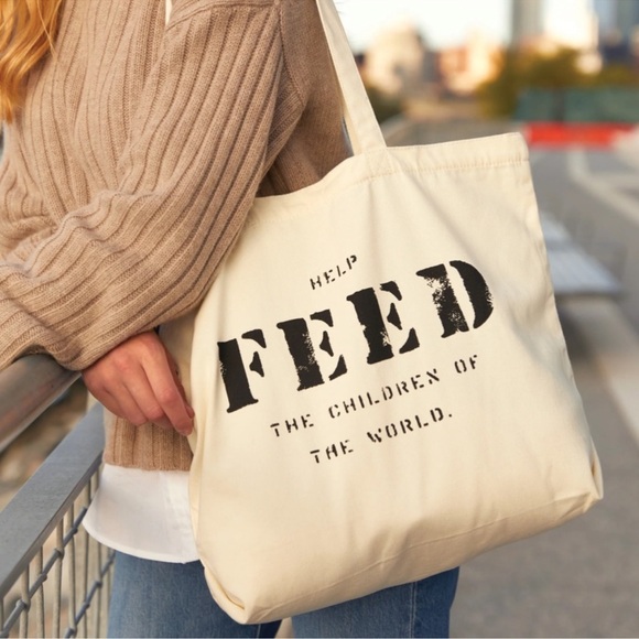 Feed | Bags | Nwt Feed Bag Lightweight Tote Off White Shoulder Bag ...
